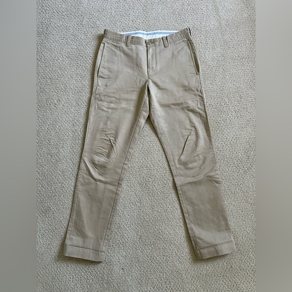 J. Crew | Pants | J Crew Tan Chinos Classic 77 Straightleg Cotton ...